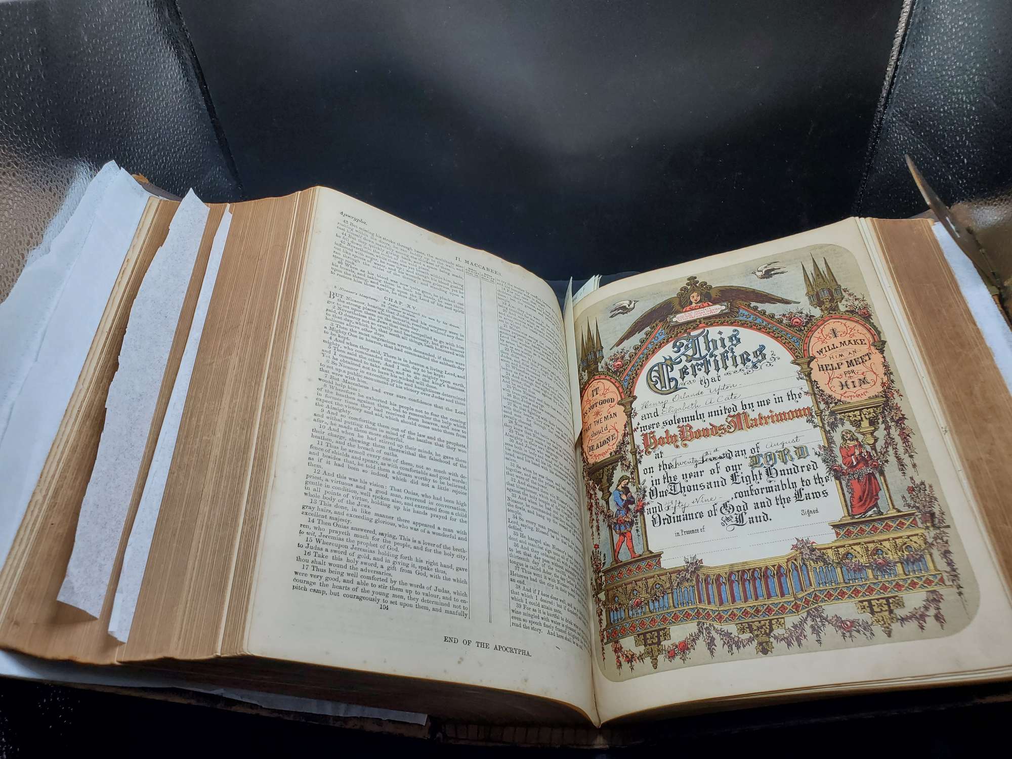 "The Upton Bible", c.1900 - The House of the Seven Gables